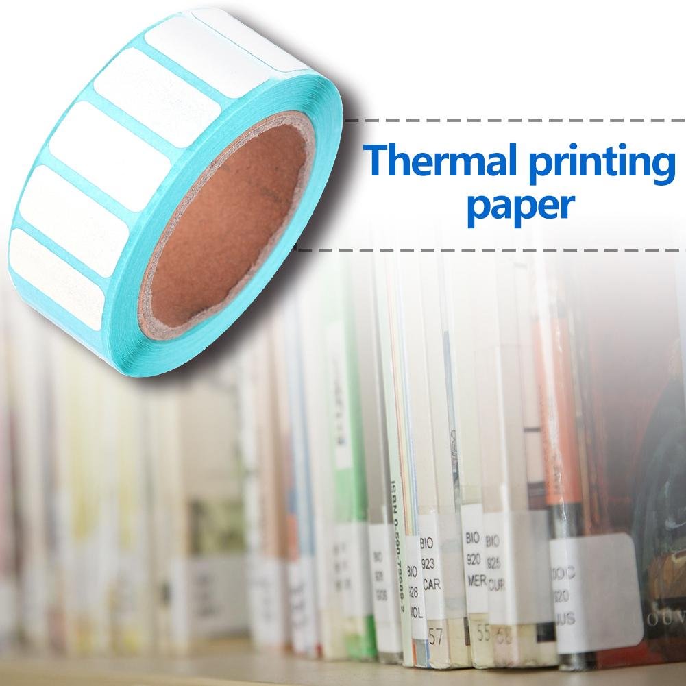 Waterproof Adhesive Thermal Paper Label Blank Print Stickers (2000pcs/Roll)