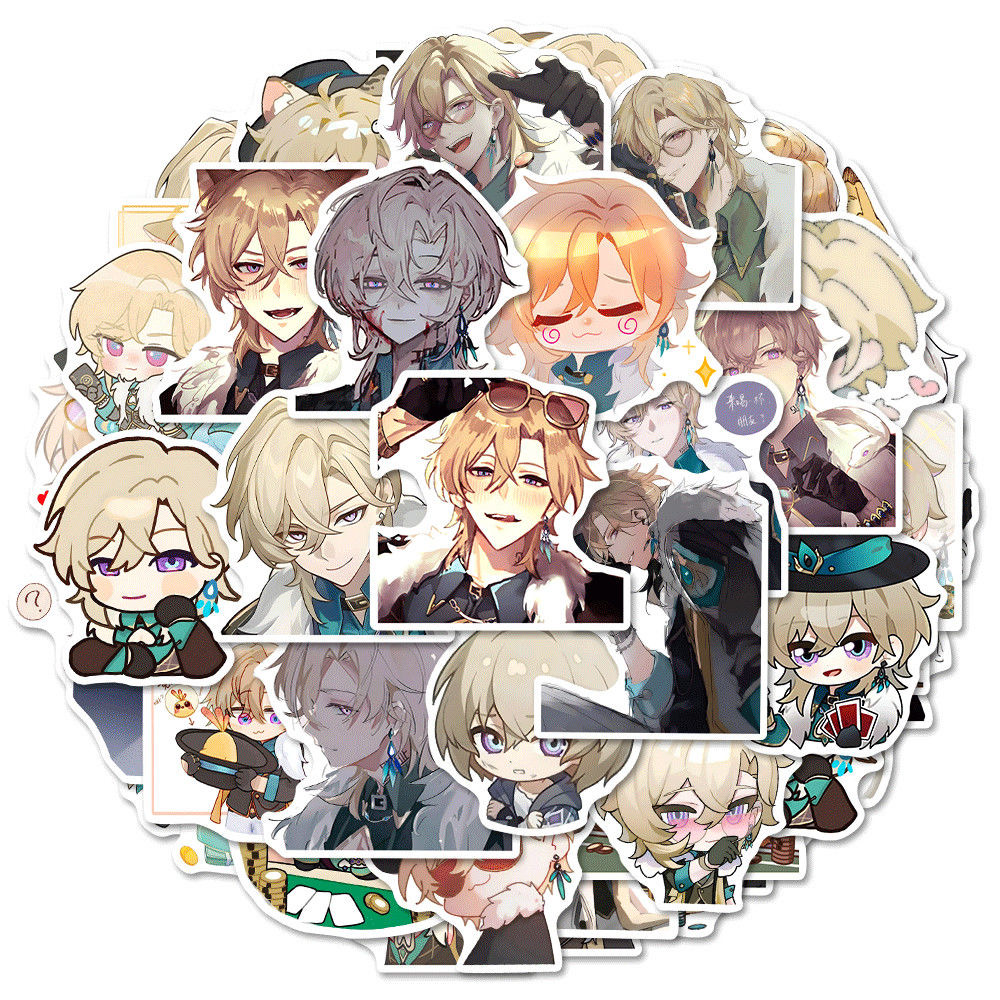 Honkai: Star Rail Stickers Aventurine 63 Pieces
