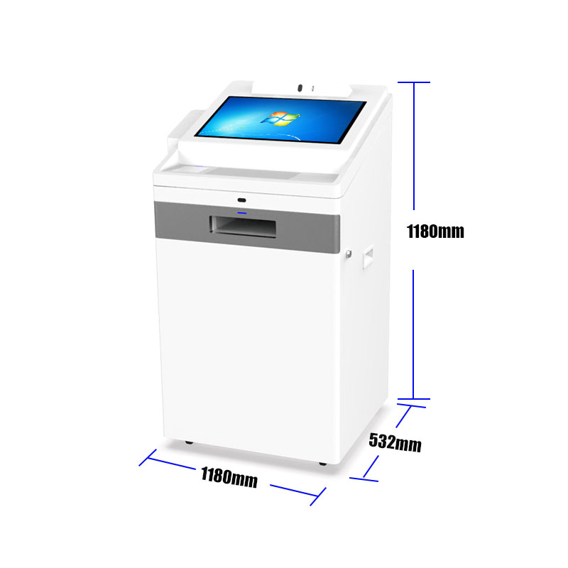 OEM\ODM 21.5 Inch RFID Touch Screen Self-service a4 kiosk printer with ...