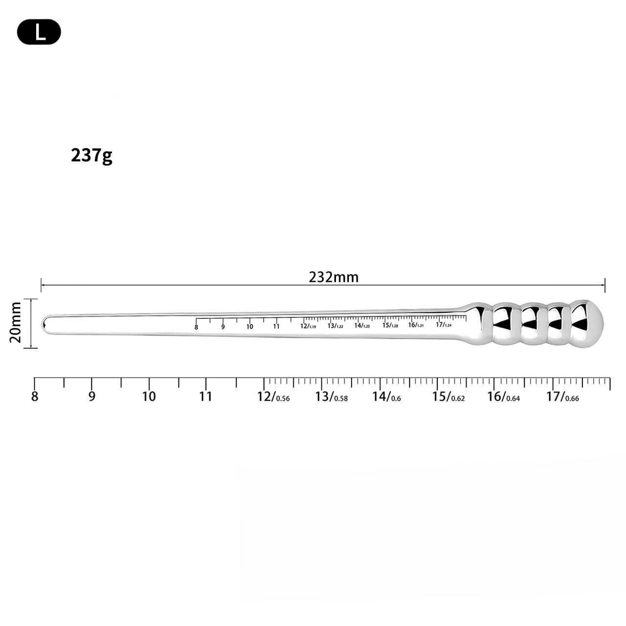 Stainless Steel Urethra Sound