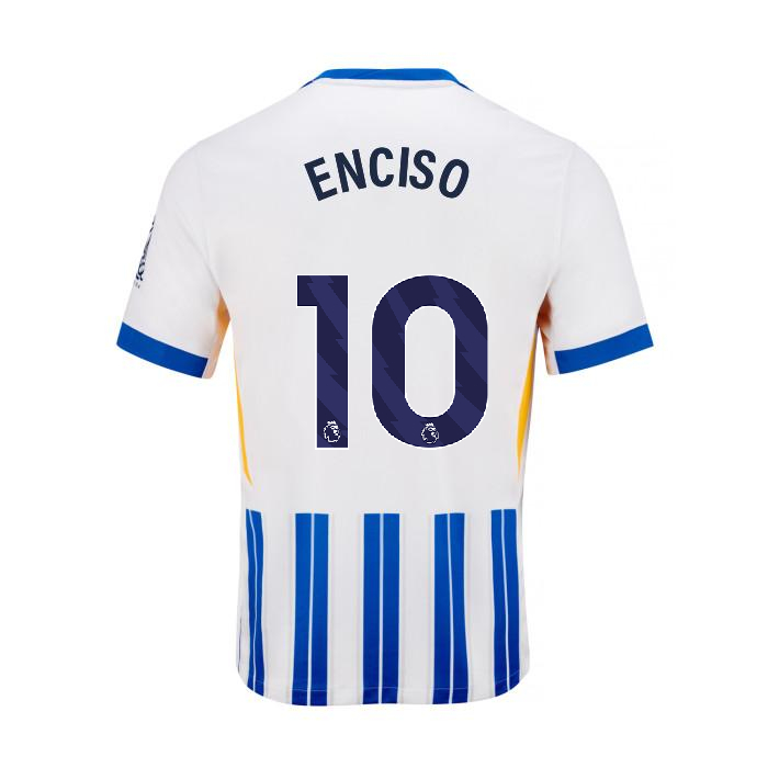 Brighton Julio Enciso 10 Home Shirt Kit 2024-2025