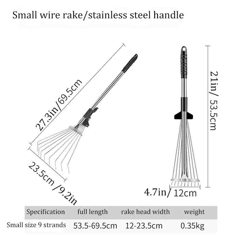 Grass Rake Sweeps The Leaves Artifact Lawn Iron Claw Farm Tool Rake
