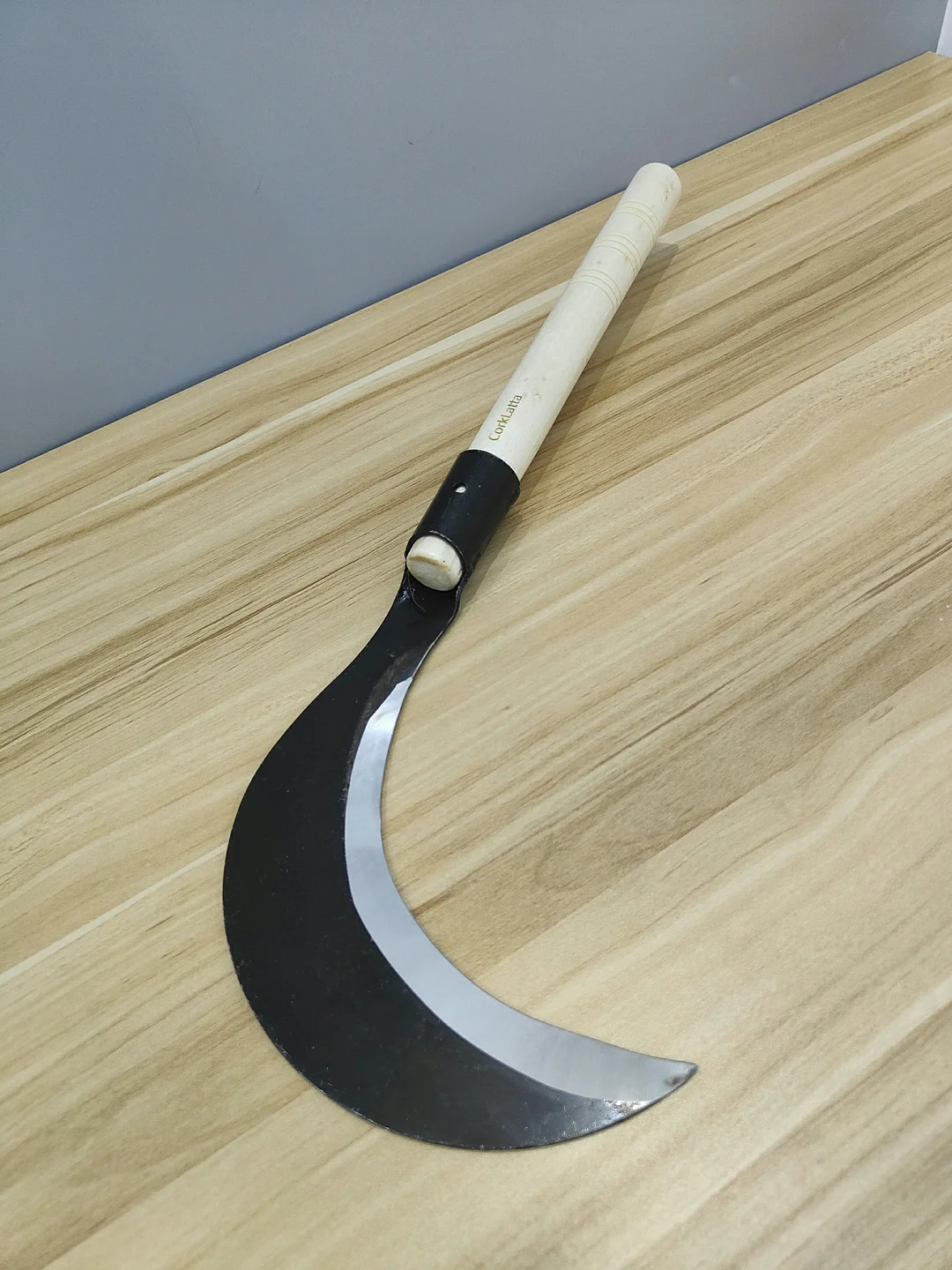 CorkLatta Sickles, Clearing Sickle,Manganese Steel Blade/Hardwood ...