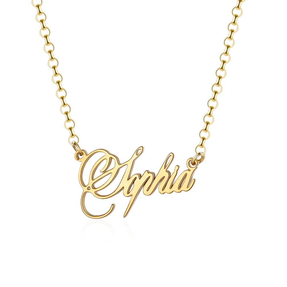 Personalized Name Necklace Gold gold chain with name Custom Name Chain ...