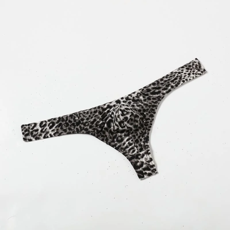 Billionm Sexy Leopard G-String Men Underwear Bulge Pouch G-string ...