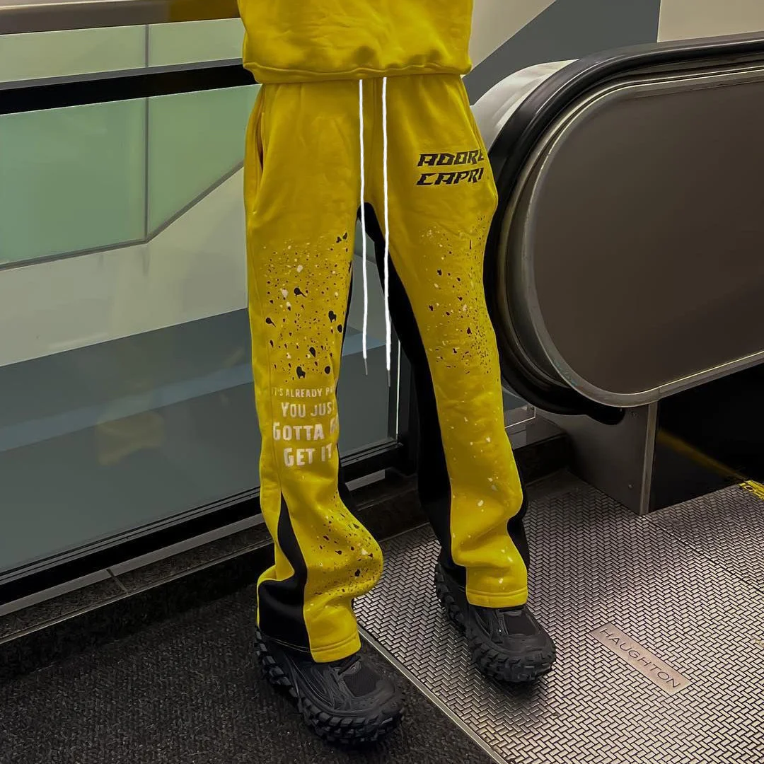 Adore Capri Print Flared Trousers