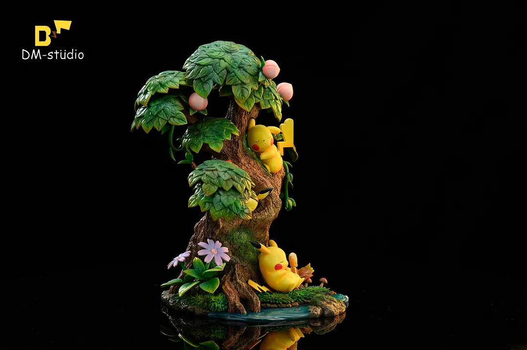 Sleeping Pikachu - Pokemon Resin Statue - DM Studios