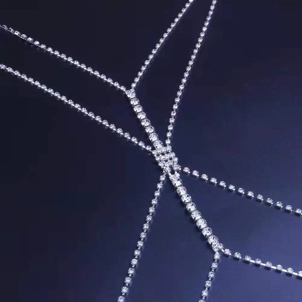 V DIAMOND BODY CHAIN