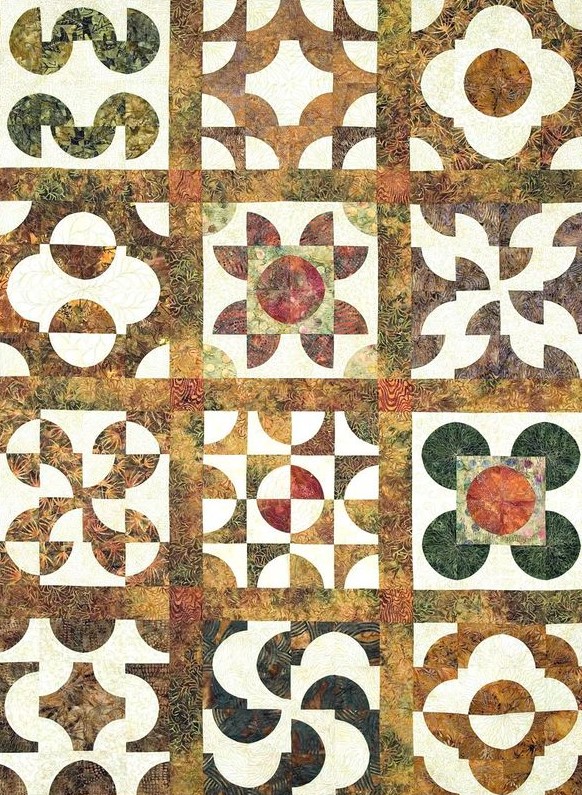 Drunkard's Path Patchwork Template Sets