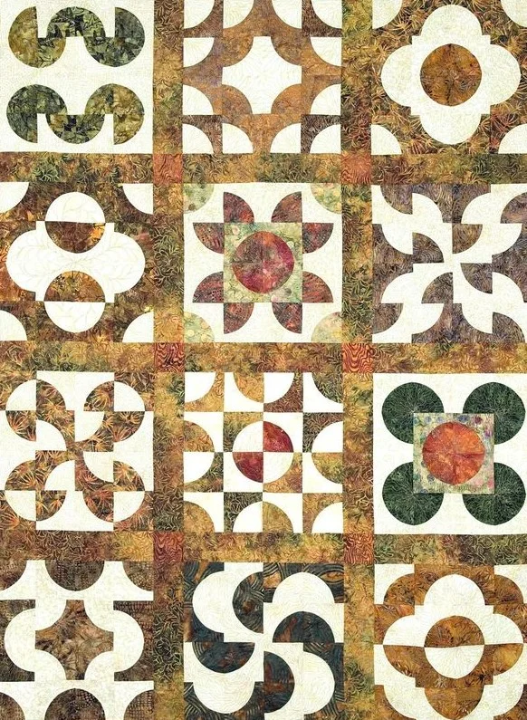 Drunkard's Path Patchwork Template Sets