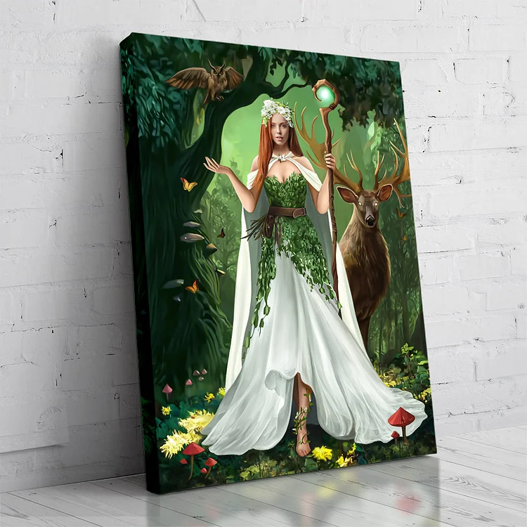 Custom Woman Portrait from Photo for Mother's Day Gifts - The Forest ...