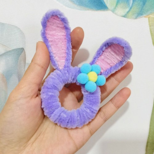 DIY Pipe Cleaners Kit - Purple Pendant