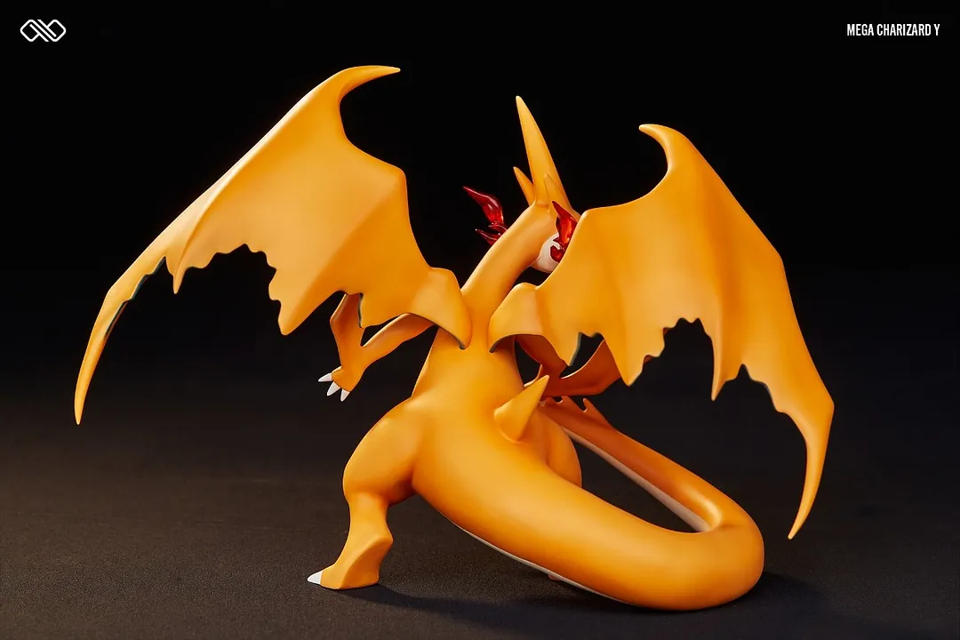 Small & Big Scale Mega Charizard X & Mega Charizard Y - Pokemon Resin ...