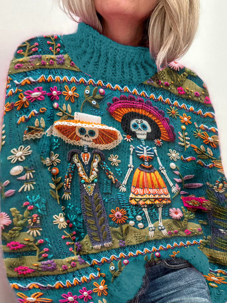 Vintage Mexican Catrina Day Of The Dead Sugar Skeleton Couple Inspired ...