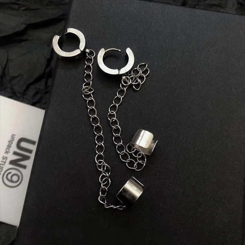 Simple Chain Earrings - GothBB 2022 free shipping available