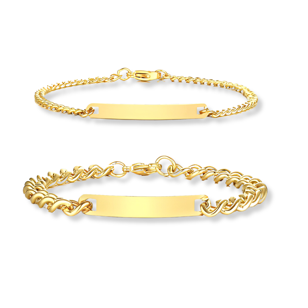 Engraved Couples Bracelet Set™