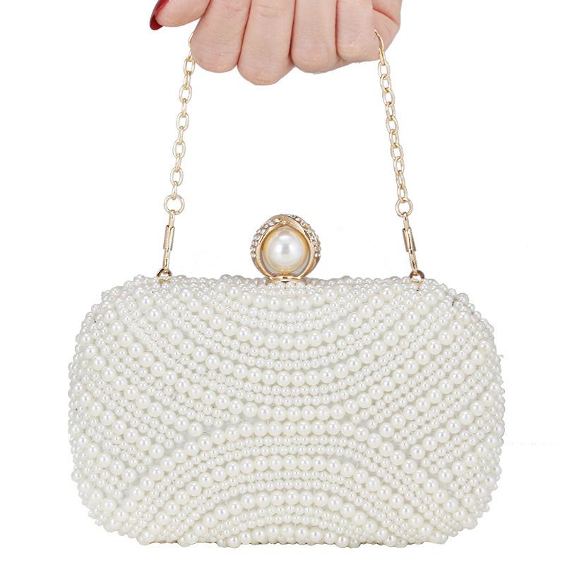 Dinner Handbag With Pearl Bag