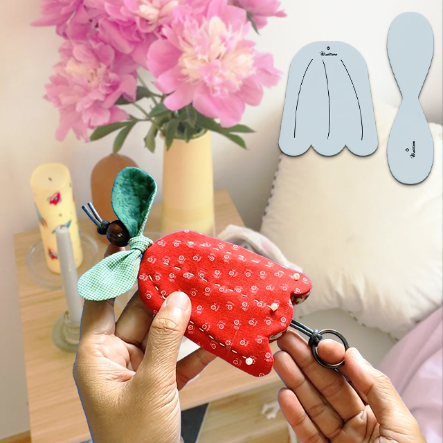 DIY Tulip Keychain Template + Instructions