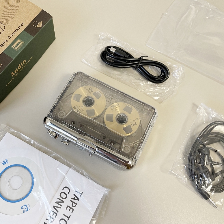 Retro nostalgic tape player Walkman old-fashioned cassette player ...