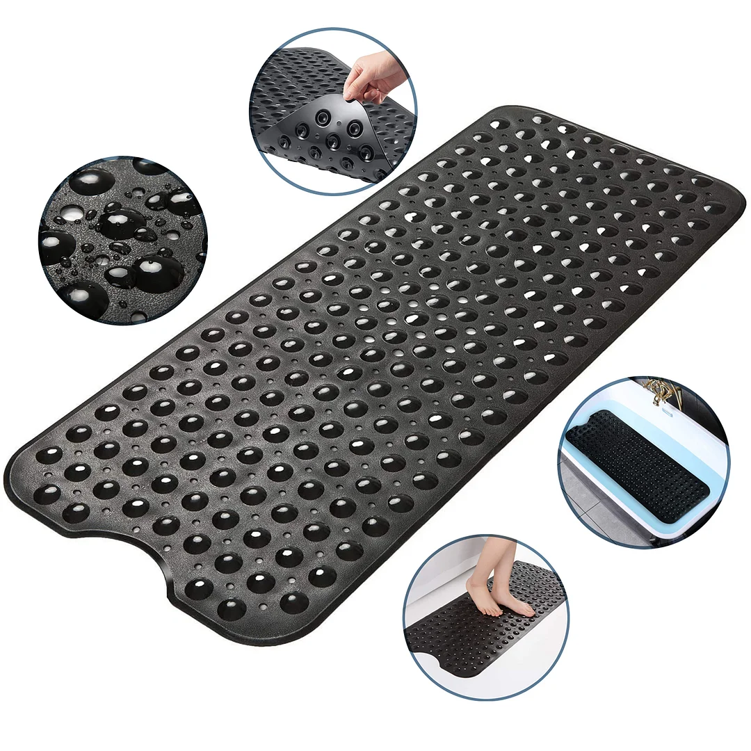Black bathtub mat store