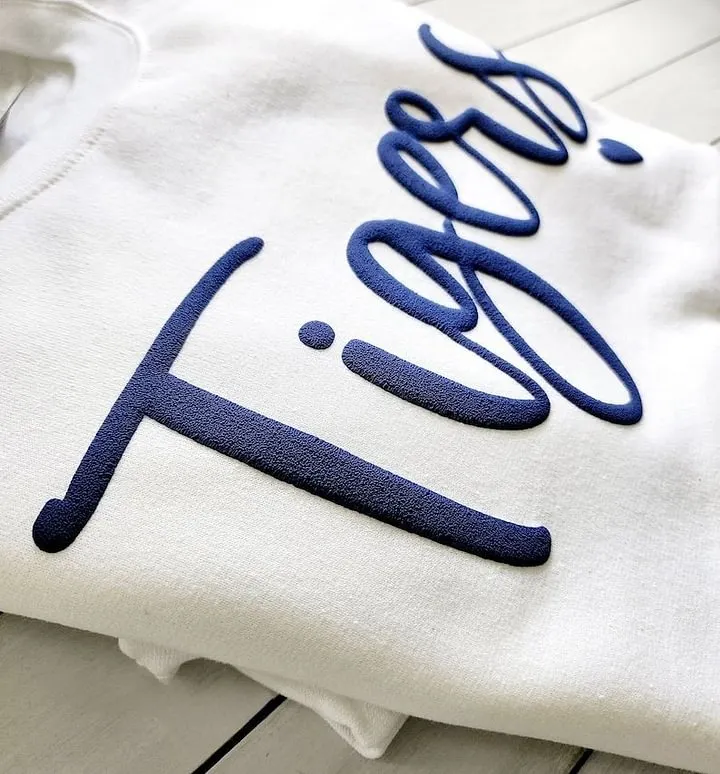Custom Football Team Game Day Puff Sweatshirt