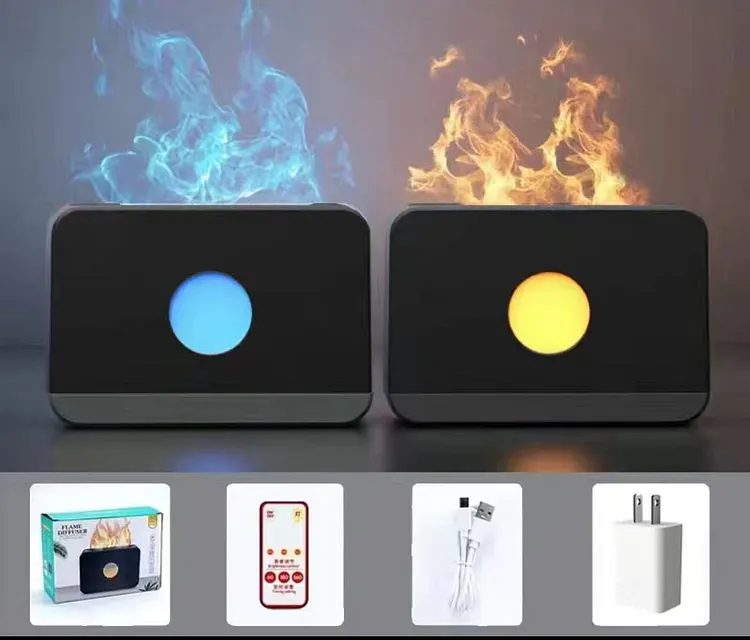 Flame humidifier