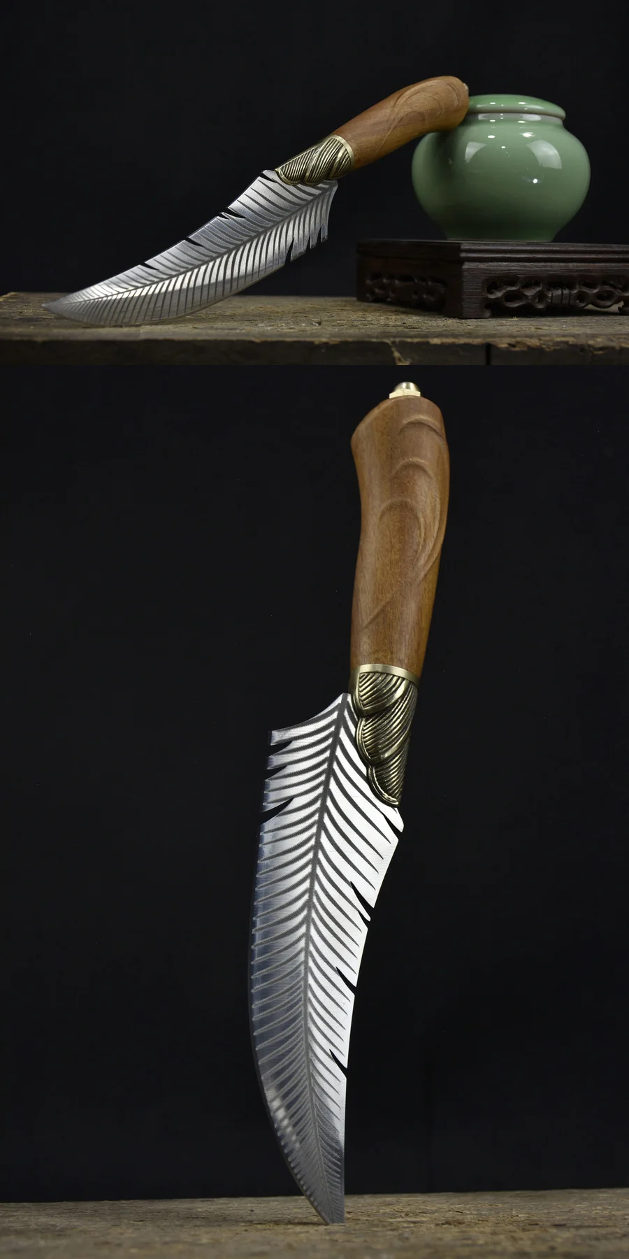 One leaf tells the autumn, sharp bone-cutting