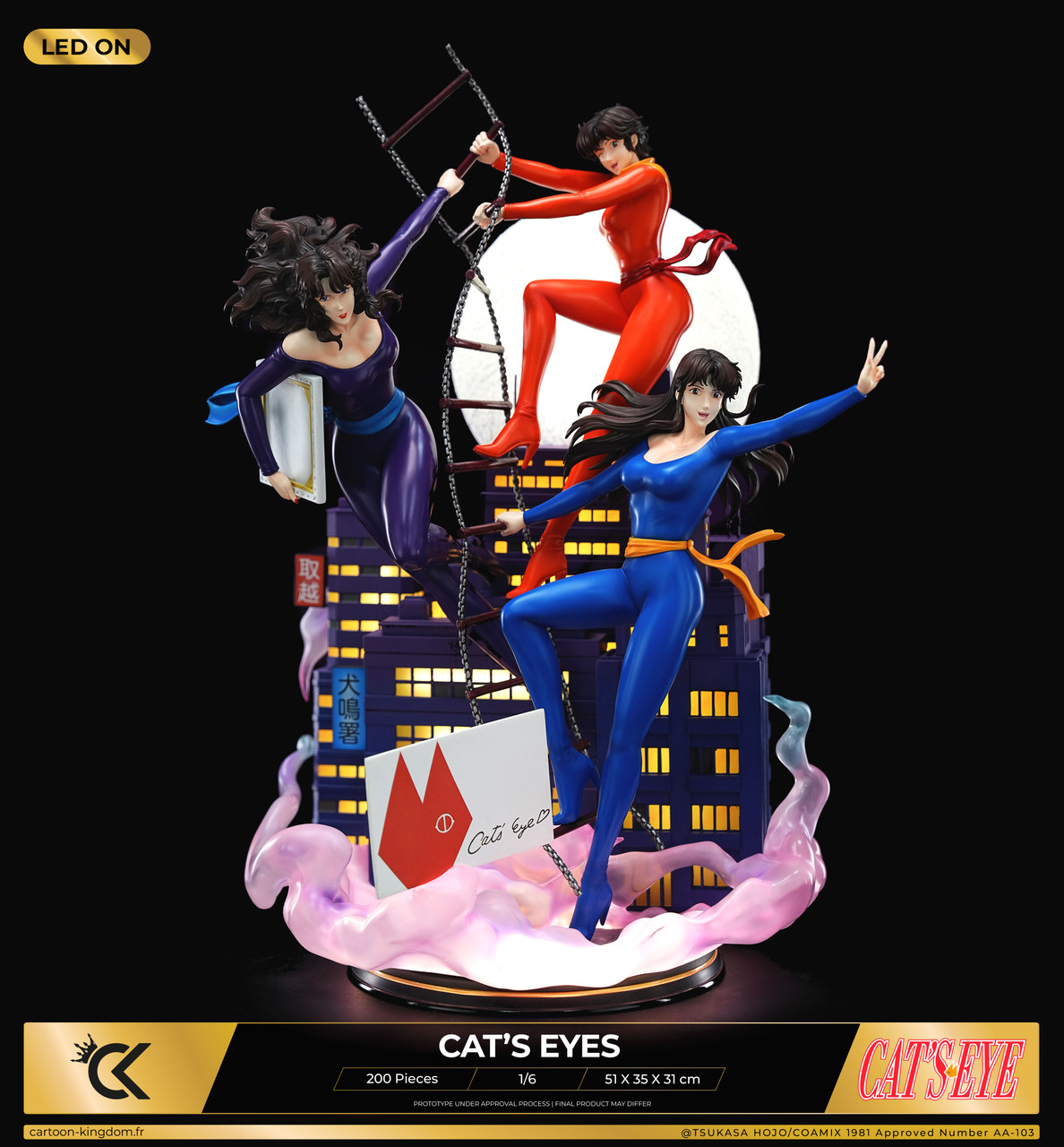 【Pre order】Cartoon Kingdom Studio 1/6 Cat's eyes Kisugi Rui & Kisugi ...
