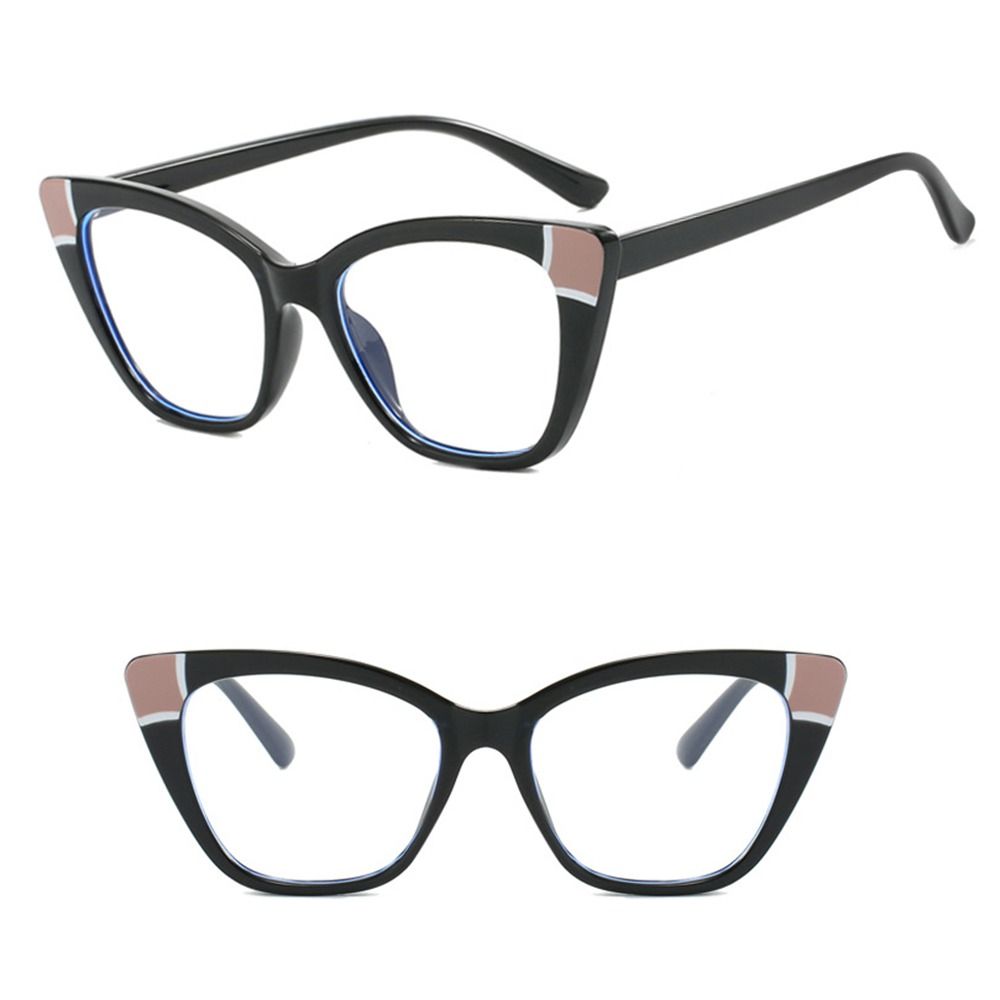 Women Cat Eye Square TR90 Blue Light Blocking Eyeglasses Men Optical ...