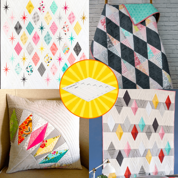 60 Degree Diamond Quilting Ruler