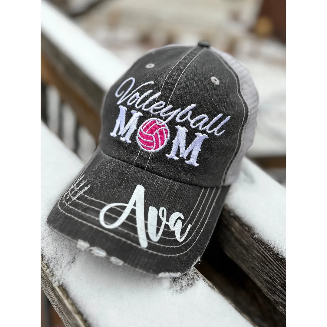 Personalized Embroidered Sports Mama Trucker Caps