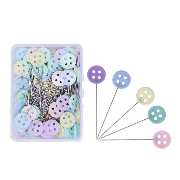 Flat Button Head Sewing Pins
