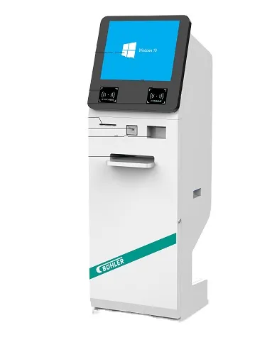 RFID Self Service Dual Touch Screen Nfc Reader Qr Scanner RFID Self ...