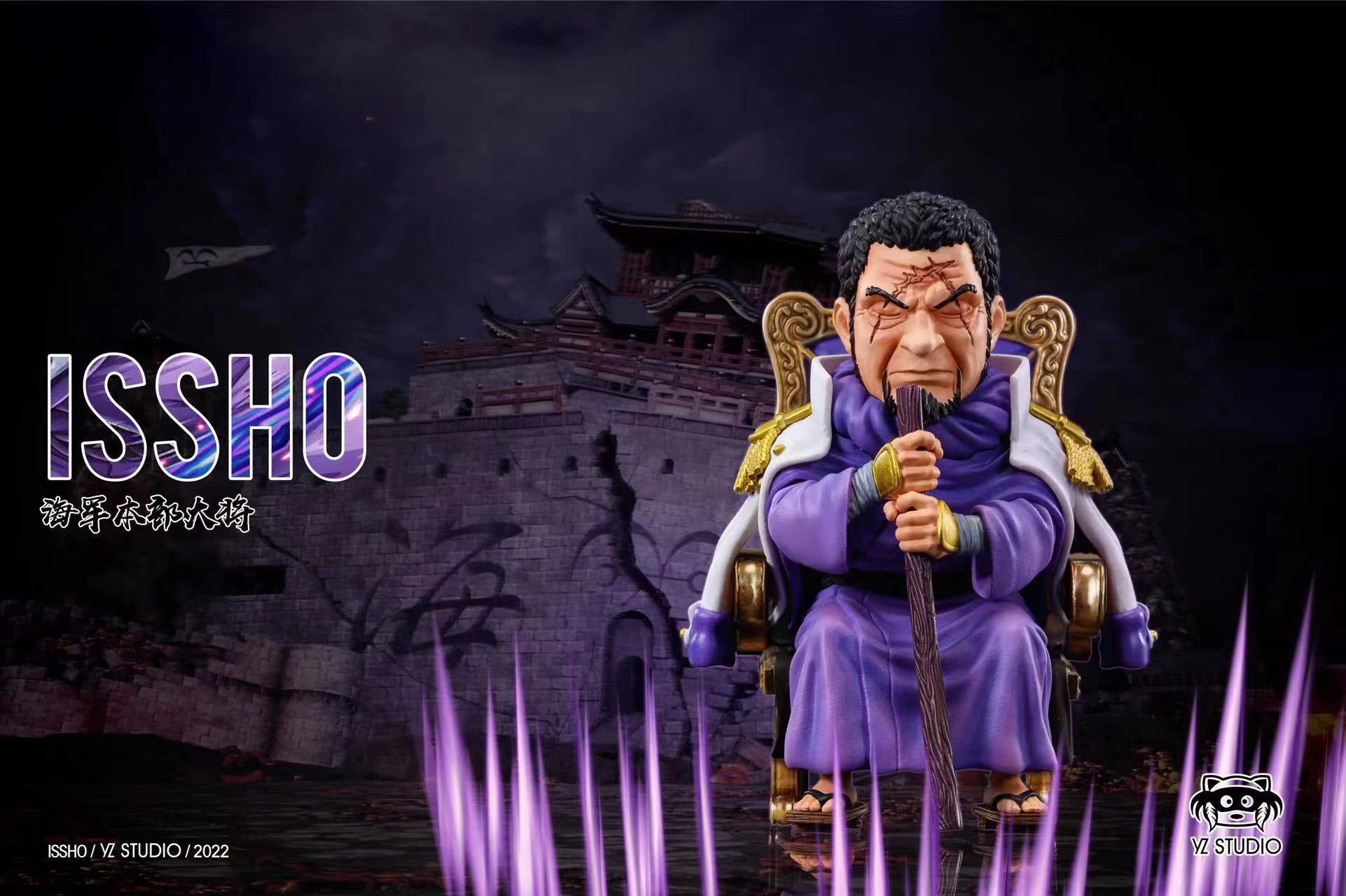 Sitting Fujitora Issho - ONE PIECE Statue - YZ Studios