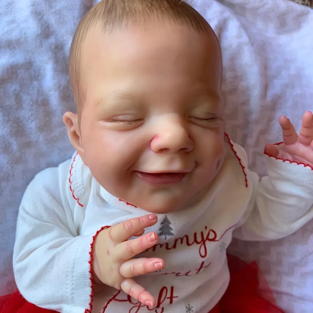 [Christmas Specials] 20"Smile with Eyes Closed Realistic Reborn ...