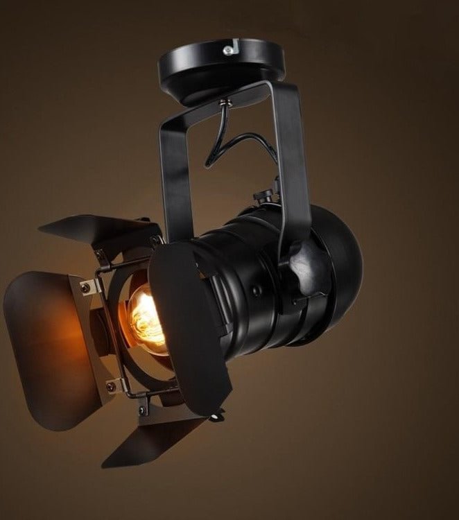 Retro Industrial LED Ceiling Light E27 Bulb Indoor LED Spot Lamp for ...