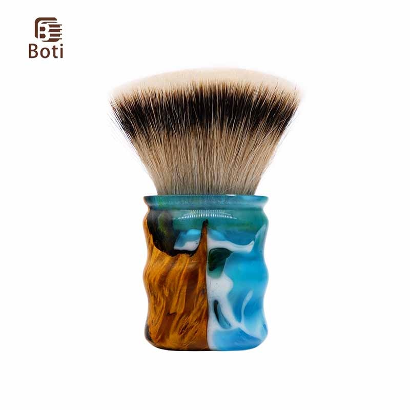 Boti Brush-Shaving Product Sky Blue Stable Wood Shaving Brush Handle ...