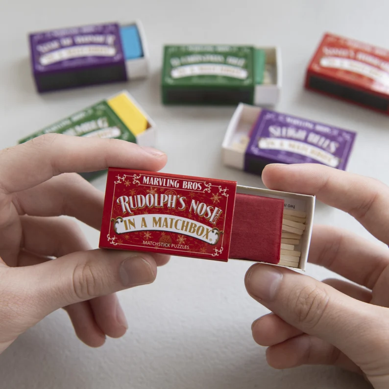 Christmas Matchstick Puzzles Set