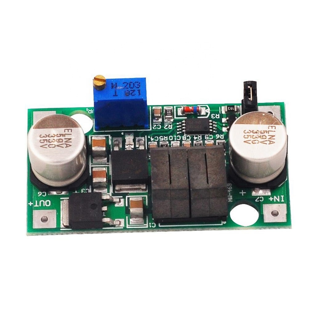 5-25V Input 0.5V-25V 3A Output 30W DC DC Adjustable Buck Boost Module ...