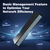SODOLA 8 Port 10G Web Managed Switch,8X10G SFP+ Ports, Link Aggregation ...