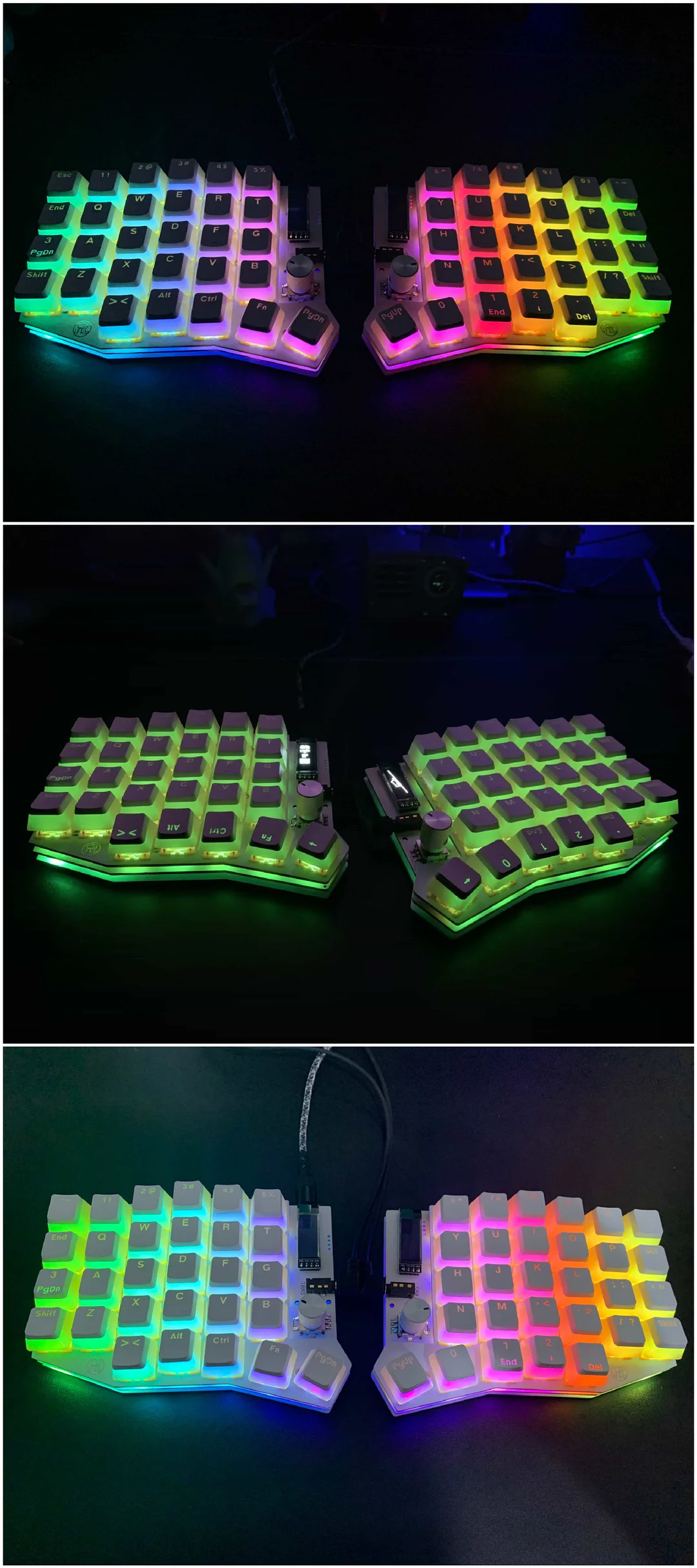 IF-SOFLE VIAL Support Sofle Layout Split Keyboard Ergo RGB Wired Model ...