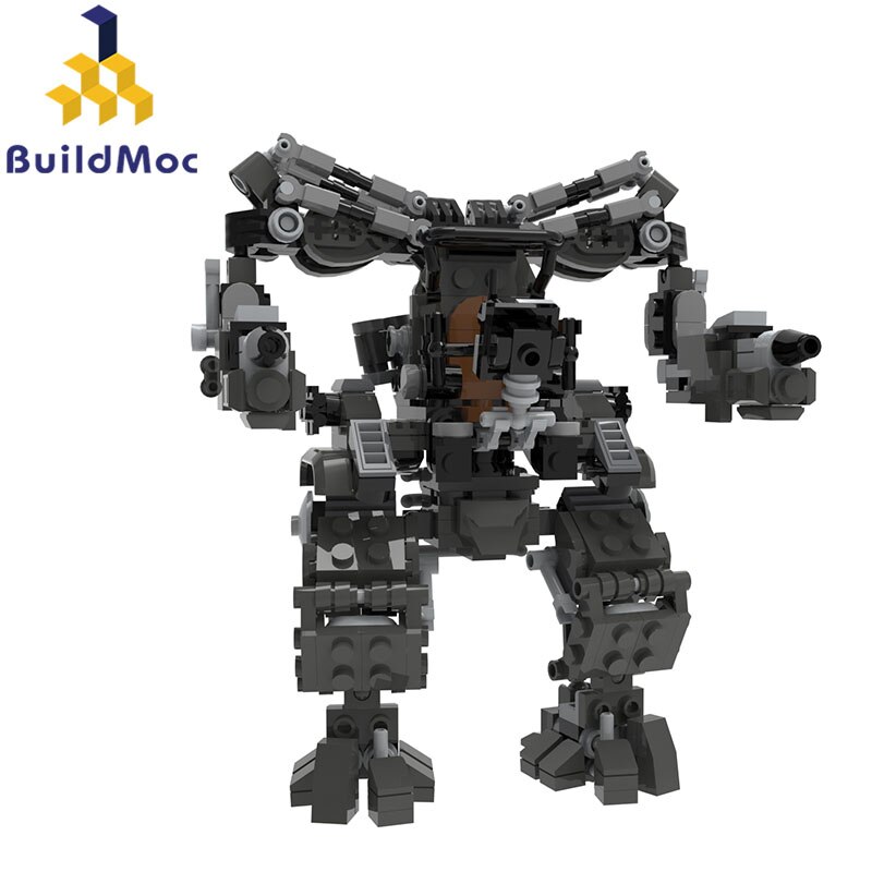 BuildMoc Black APU Matrix Robot Matrixed Mecha Machine