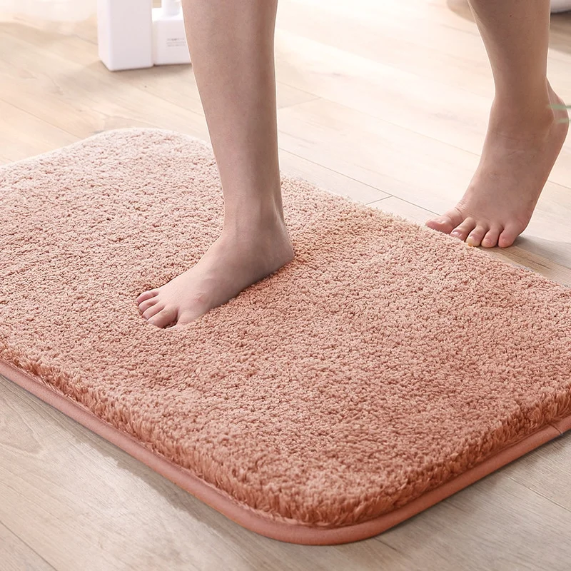 Nigikala Super Thick Fluff Fiber Bath Mat Shower Room Rugs Mats ...