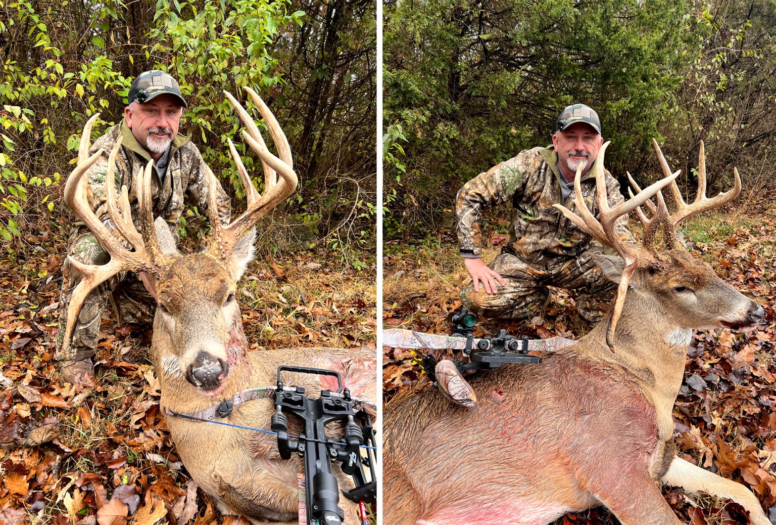 Missouri Crossbow Hunter Arrows Split-Beam Drop-Tine Buck Gus McKinney ...