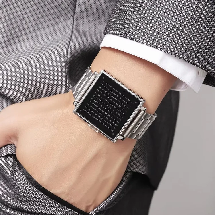 ⌚mens letter led square digital watches⌚