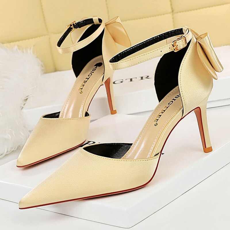 5196-A1Simple and fashionable European and American pointed women's ...