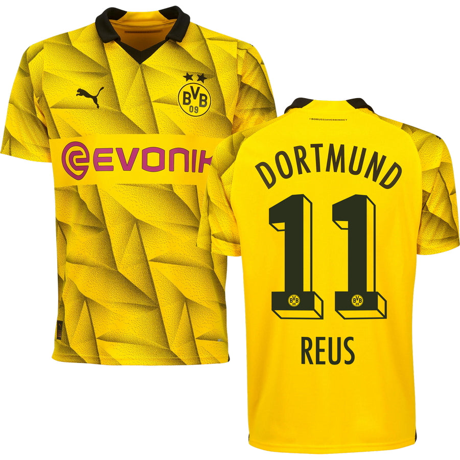 Borussia Dortmund Marco Reus 11 Third Cup Shirt Kit 2023-2024