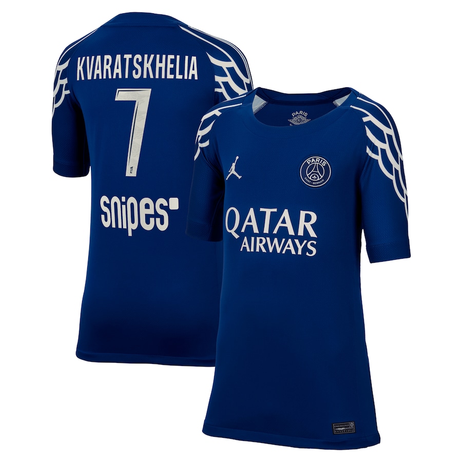 Maillot Paris Saint-Germain Khvicha Kvaratskhelia 7 Fourth 2024/25