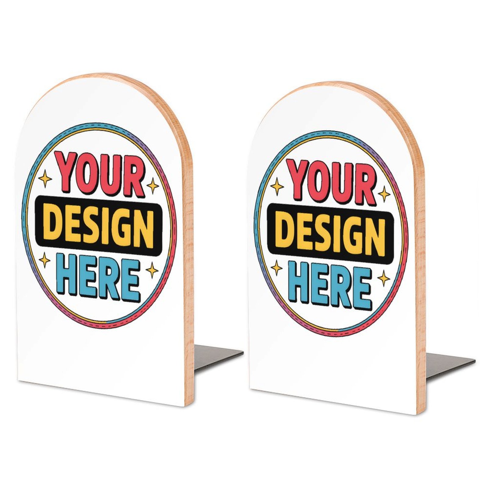 Personalized Custom Bookends (Large)