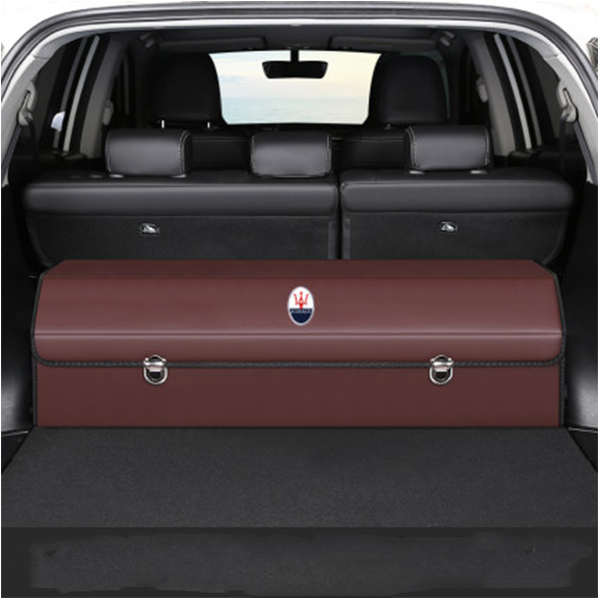 Car Trunk Leather Storage Box